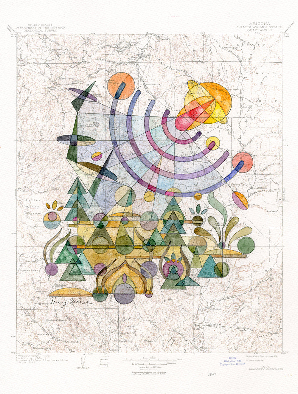 Topo Map Art – Tracy Horner
